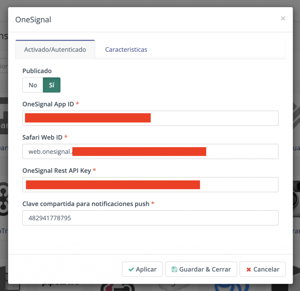 Conectar Mautic con OneSignal - Guías Mautic Webempresa