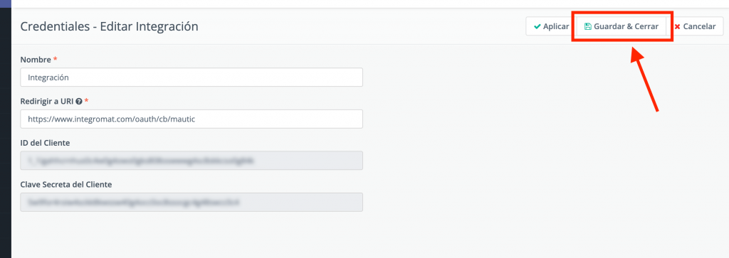 Crear API key en Mautic para aplicaciones externas - Guías Mautic ...