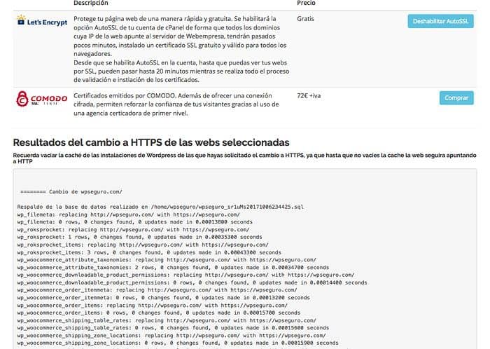Cómo activar SSL y HTTPS en WordPress - Webempresa