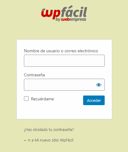 Modificar y Personalizar el diseño login de tu WordPress