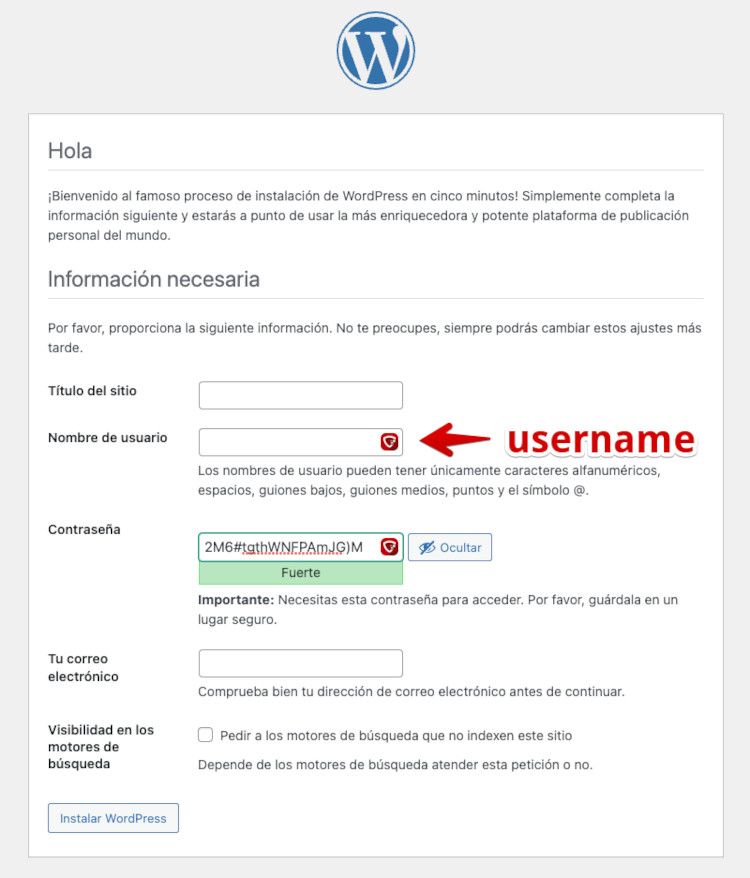 Cómo cambiar el nombre de un usuario en WordPress - Webempresa