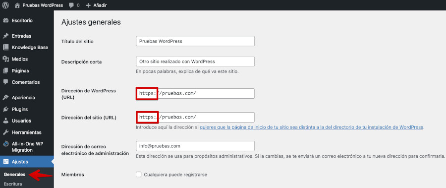 Cómo activar SSL y HTTPS en WordPress - Webempresa