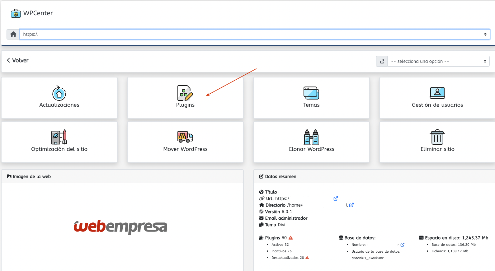 Cómo desactivar un Plugin en WordPress - Webempresa
