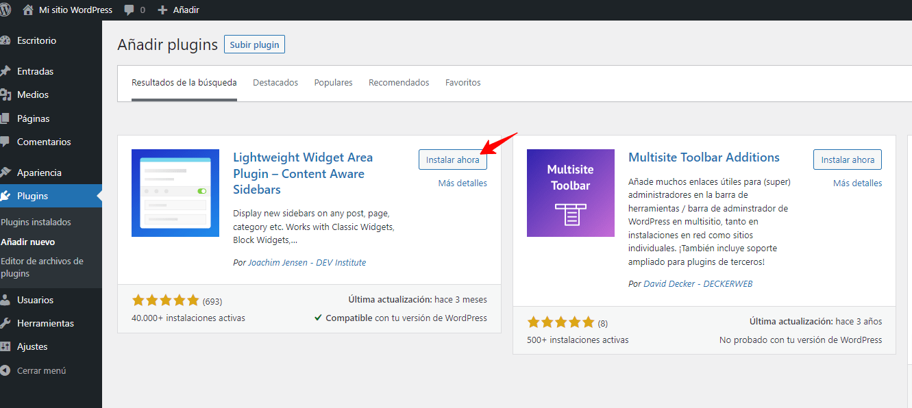 Mostrar diferentes sidebar en WordPress en post y páginas