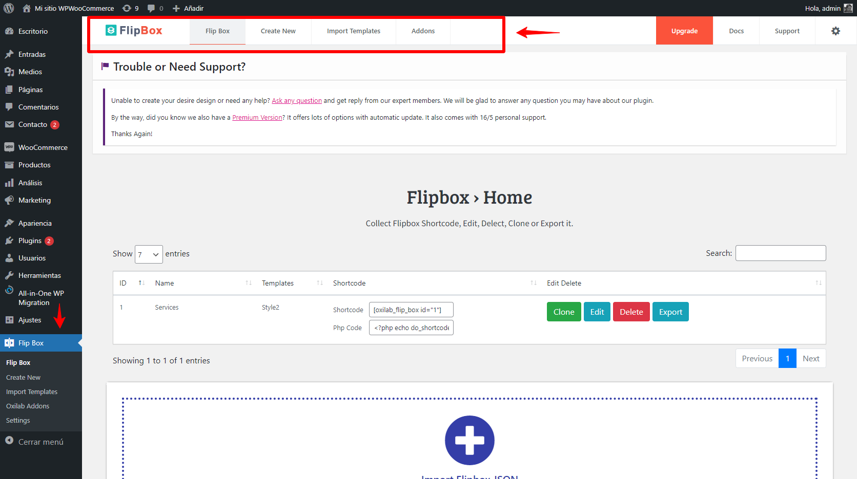 Crear un efecto flipbox al pasar el mouse en Gutenberg - Webempresa